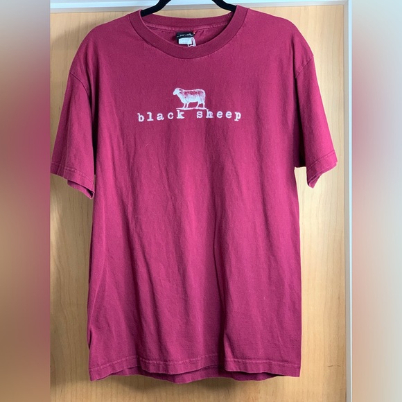 Blacksheep | Shirts | Black Sheep Maroon Mens Tshirt Sizelarge | Poshmark